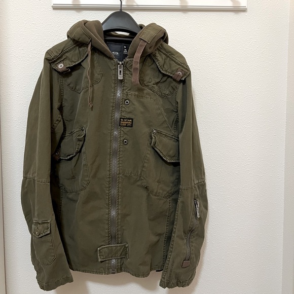 G-Star | Jackets & Coats | 0 Cotton Hooded Gstarr Original Raw Jacket ...